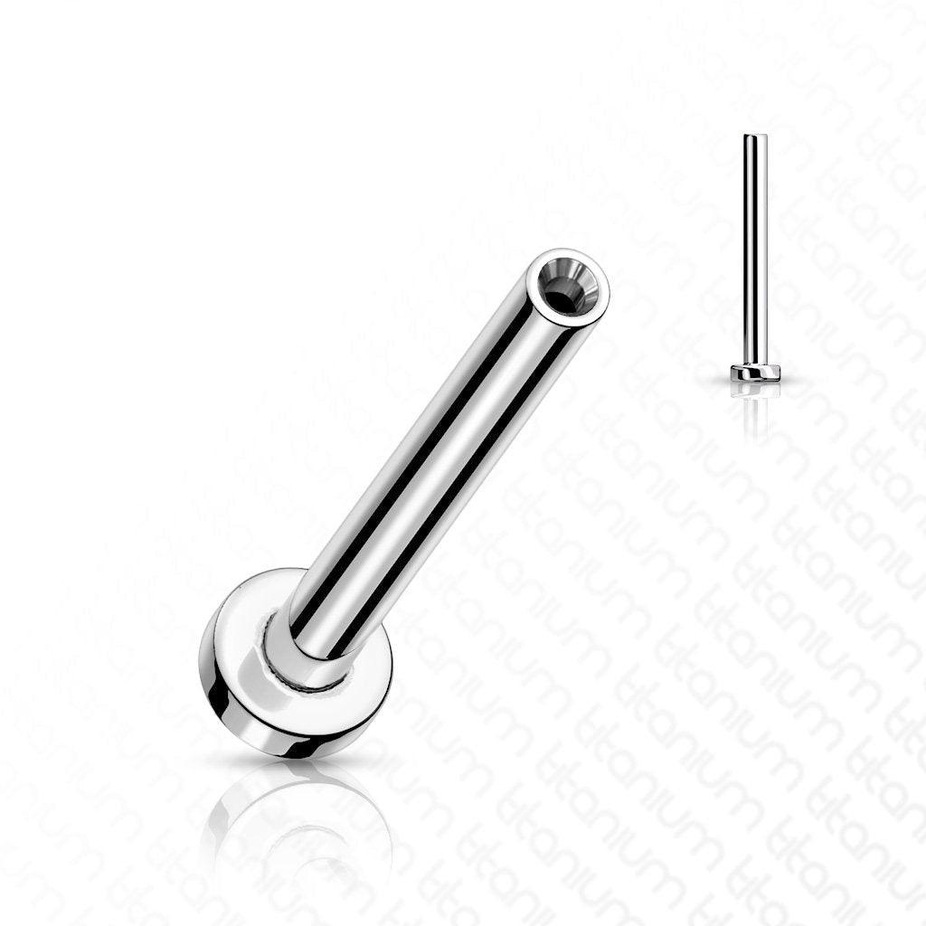 Titanium Threadless Labret Bar — My Body Piercing Jewellery